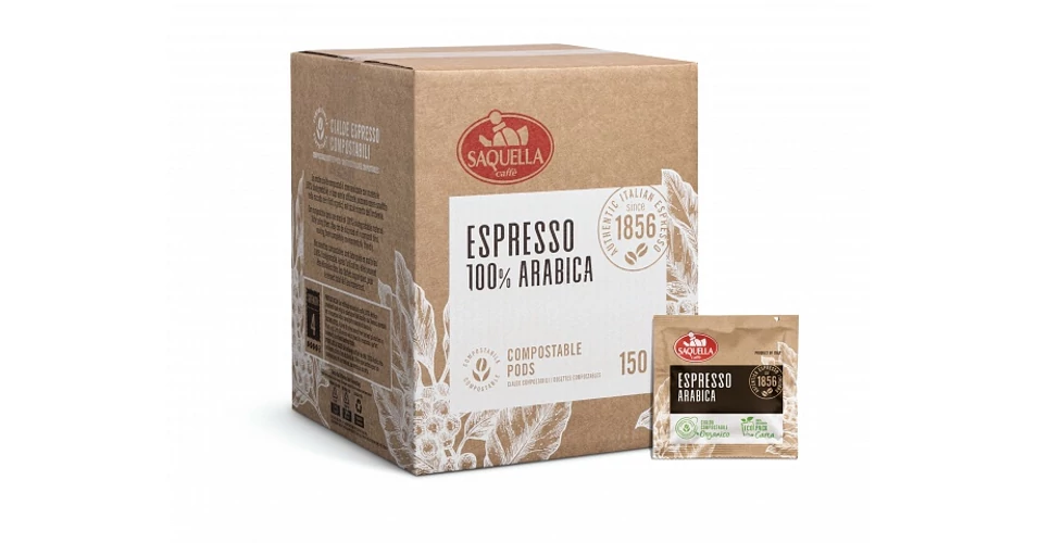 Saquella Espresso 100% Arabica kávépárna E.S.E. POD (150db)